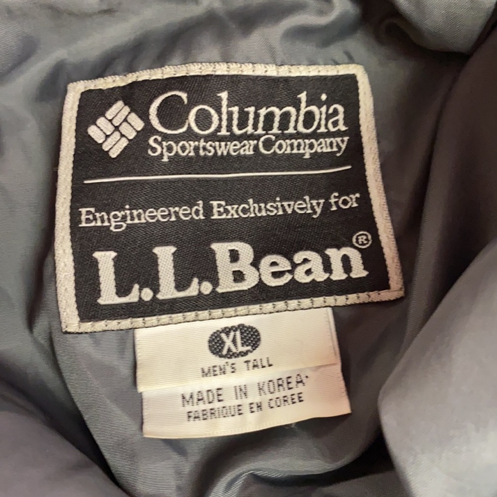 Columbia L.L. Bean Jacket Removable Hood Size Xl - Gem